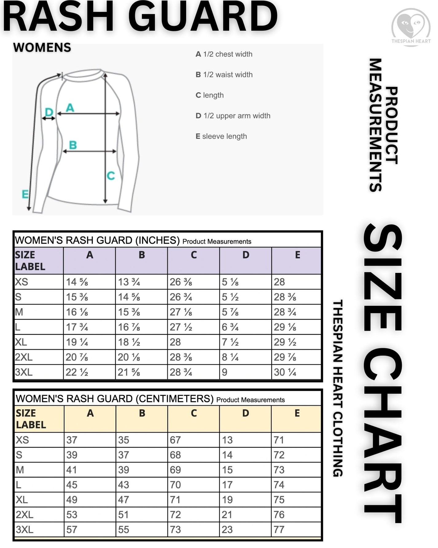 Actor in Languages - Women's Rash Guard | Thespian Heart Clothing ...